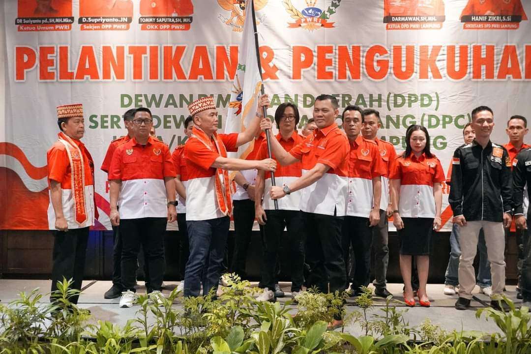 Ketum DPP PWRI Lantik Pengurus DPD dan DPC PWRI se Provinsi Lampung - Strategi News